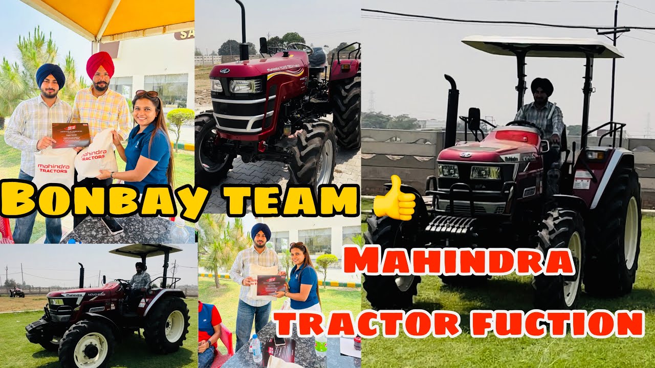 Mahindra tractor event at chandighar/ bombay mahindra team / jatt life vlogs - YouTube
