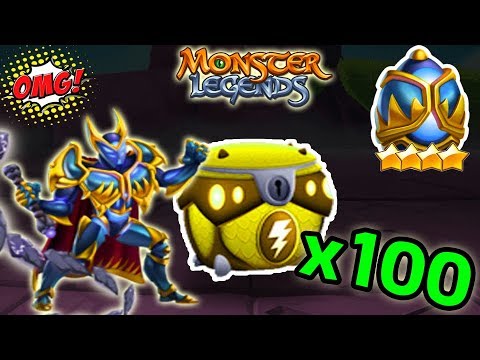 Monster Legends: Open Legendary Thunder Chest Rank 120 + Combat Nemesis ...