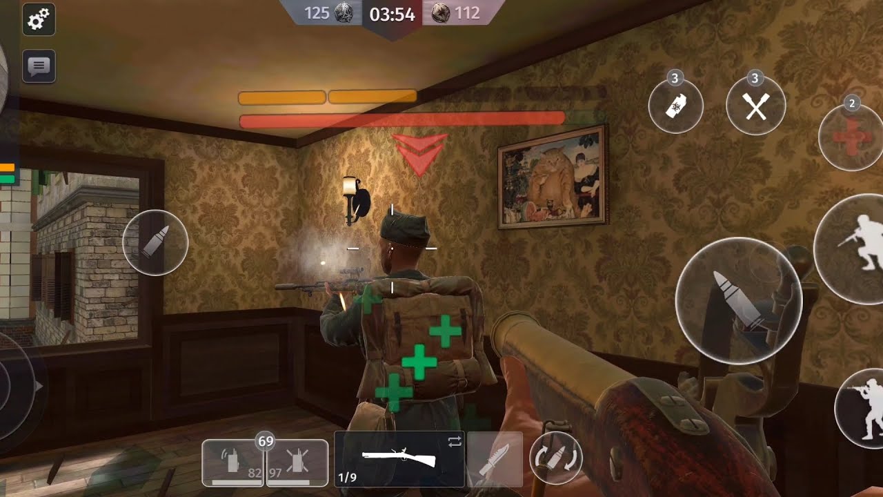 World War 2 Battle Combat Clan War tournament iOS Android Epic Gameplay ...