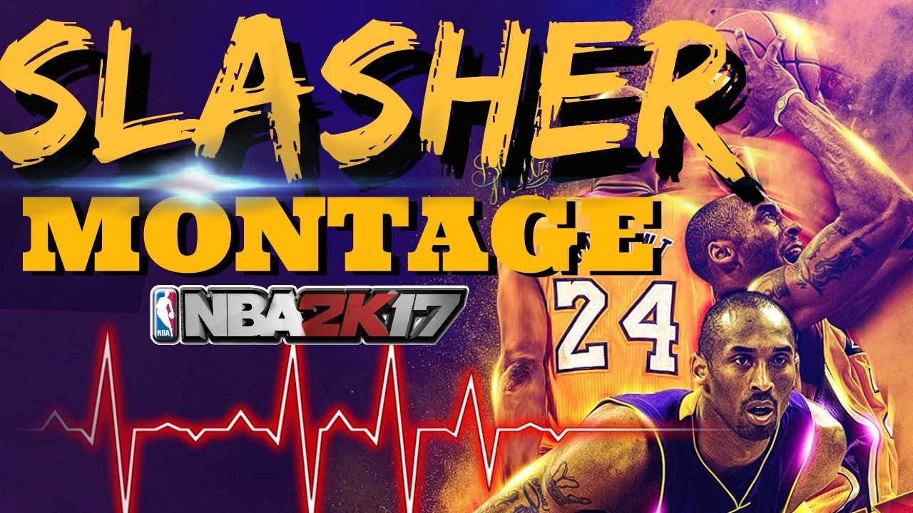BEST SLASHER MONTAGE CONTACT DUNKS NBA 2K17 - YouTube