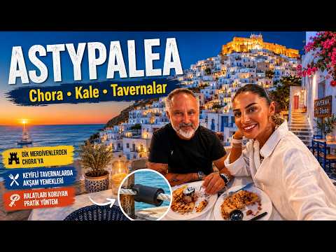 Astypalea'nın Zirvesine Çıktık | Chora, Kale, Tavernalar ve Tekne Hayatı