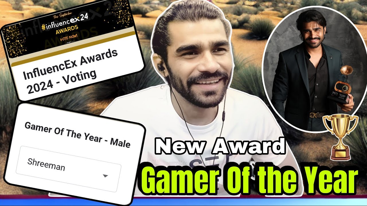 New Award🏆 Coming soon.... || Gamer Of The Year || Voteing Link In ...