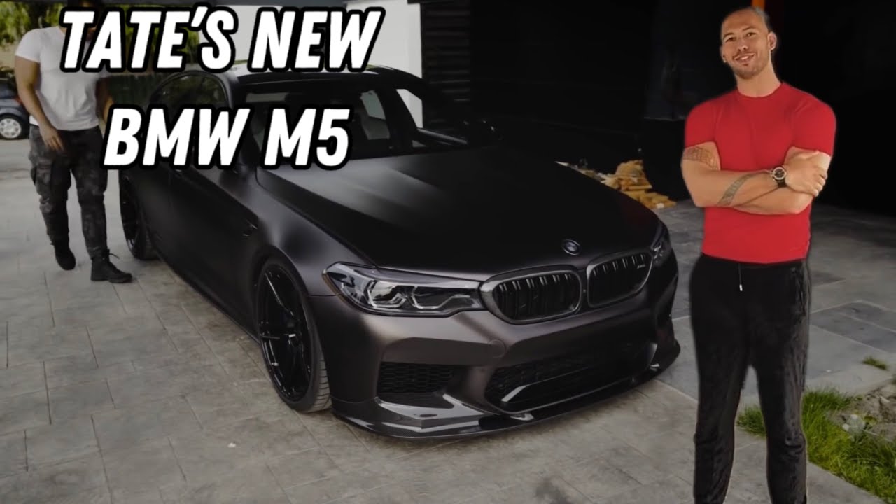 Andrew Tate buys MBW M5 - YouTube
