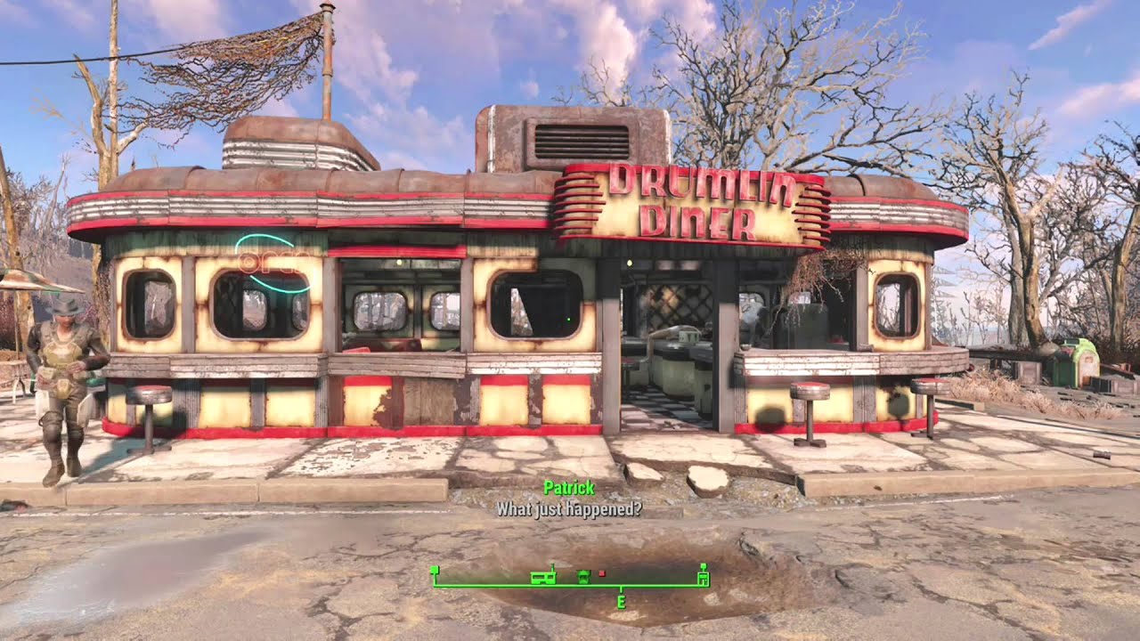 Fallout 4: Trudy in the diner - YouTube