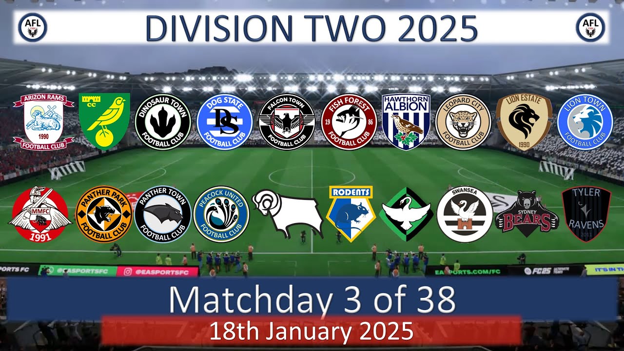 2025 - Division 2, matchday 3 of 38 #football #footballleague # ...