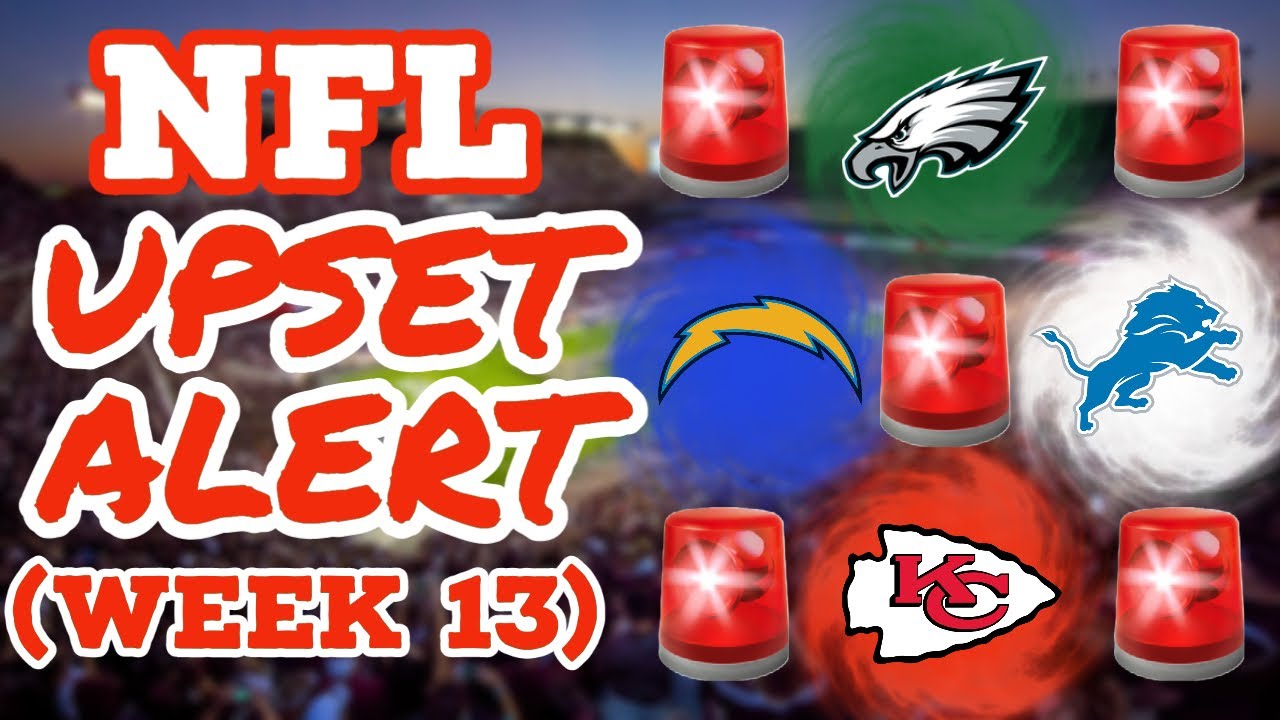 NFL teams on *UPSET* Alert for Week 13 - YouTube