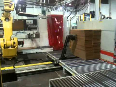 Systec Conveyors - Prefeeder with bottom sheet insertion - YouTube