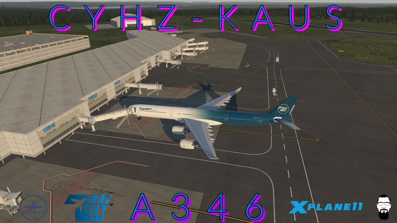 [CYHZ-KAUS] - TKF84 - TopSKY CARGO - A346 Toliss - IVAO F1 TOUR - YouTube