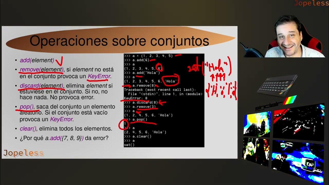 05 Conjuntos en Python - YouTube