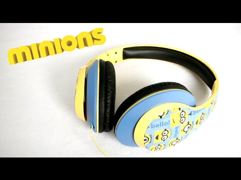 Despicable Me Minion Made Over-The-Ear Headphones from KIDdesigns - YouTube