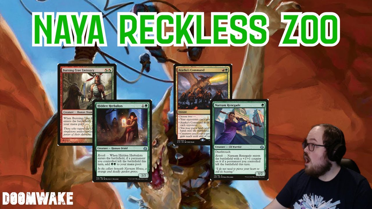 Getting Reckless with one-drops | MTG Modern Naya Bushwhacker Zoo - YouTube