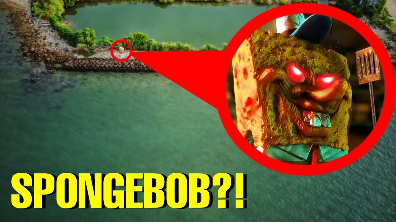 DRONE MANANGKAP SOSOK SPONGEBOB DI LAUTAN ANGKER😱 #TERSERAM - YouTube