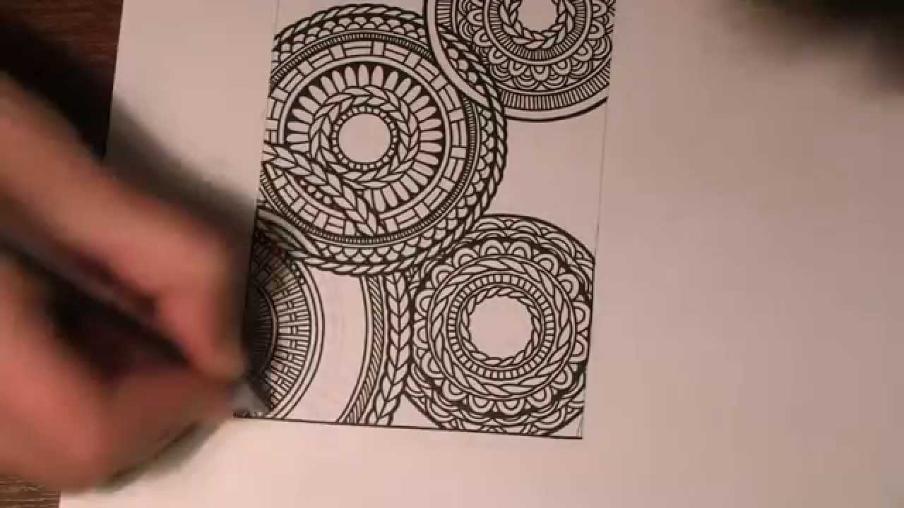 Рисунок и рамка. Дудлинг и пирография./Doodle and Pyrography. - YouTube