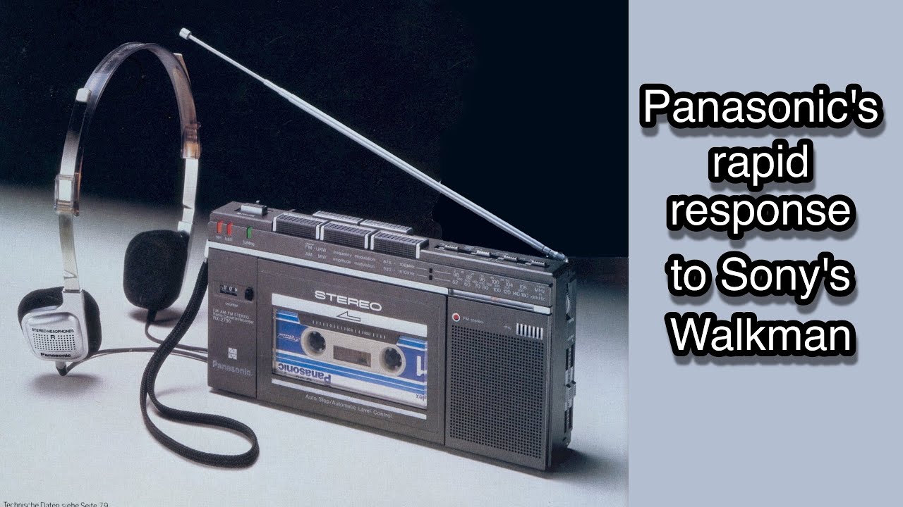 Panasonic's rapid response to Sony's Walkman - YouTube