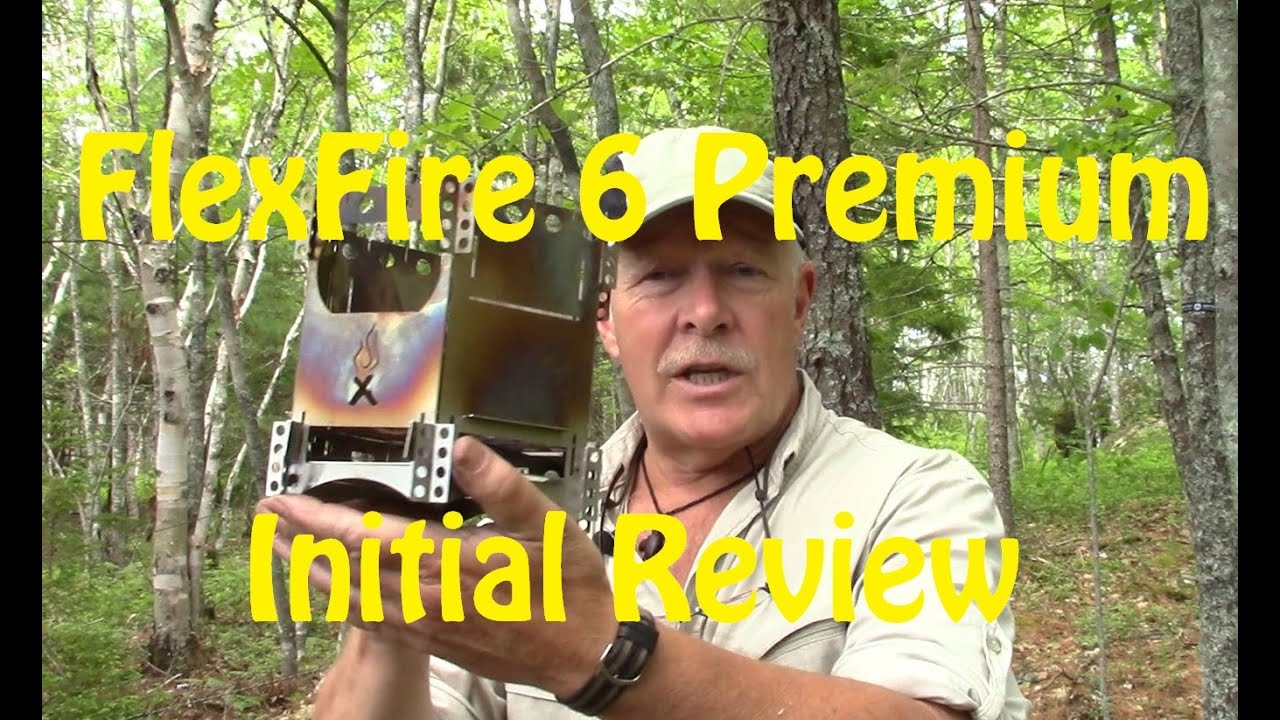 FlexFire 6 Premium Wood Stove - Initial Review - YouTube