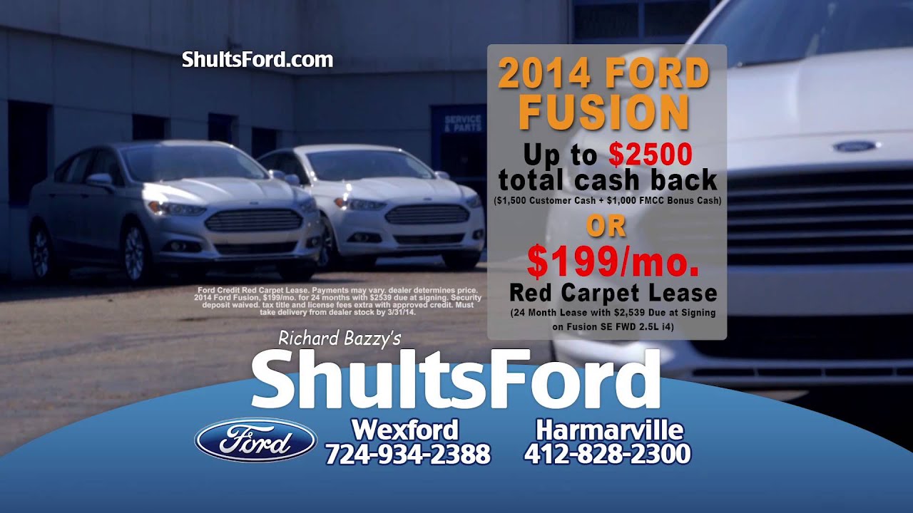 March 2014 Fusion Special from Shults Ford Lincoln and Shults Ford of ...