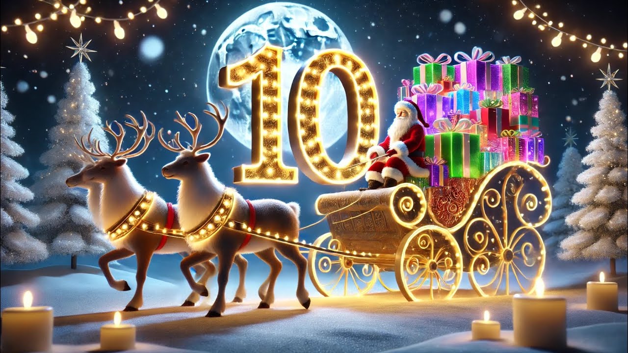 "🎅 Magical Christmas Countdown: From 10 to 0 with Santa! 🎄 ️" - YouTube