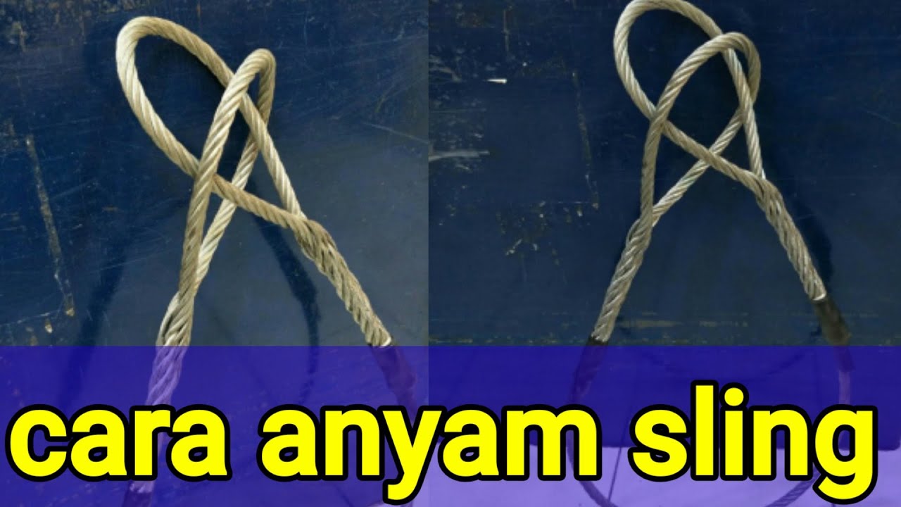 cara anyam sling - YouTube