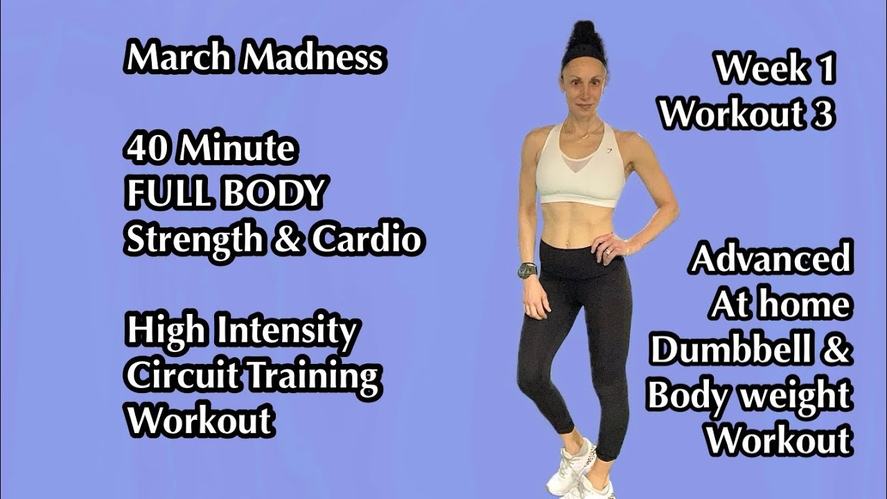 Strength & Cardio FULL BODY High Intensity Circuit Training Dumbbell ...