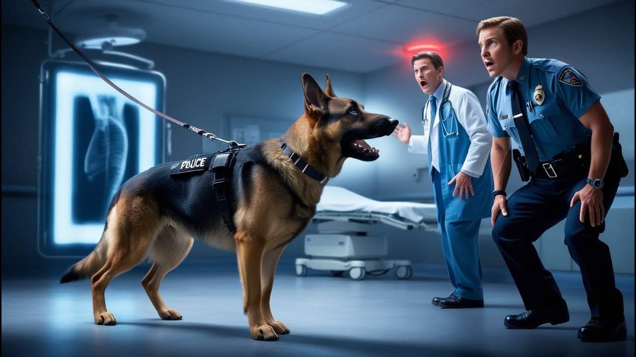 "Police Dog's Last Goodbye… But Then He Lunges at the Doctor!" - YouTube