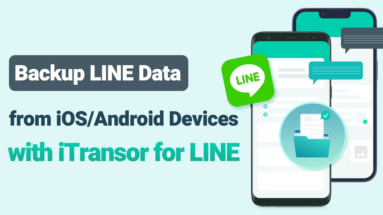 Backup LINE Data from iOS/Android Devices with iTransor for LINE - YouTube