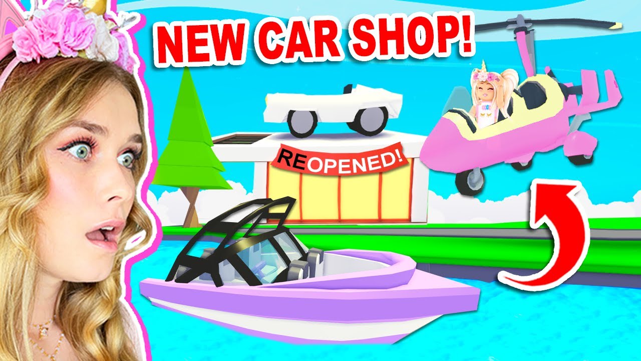 *NEW* CAR SHOP In Adopt Me! (Roblox) - YouTube