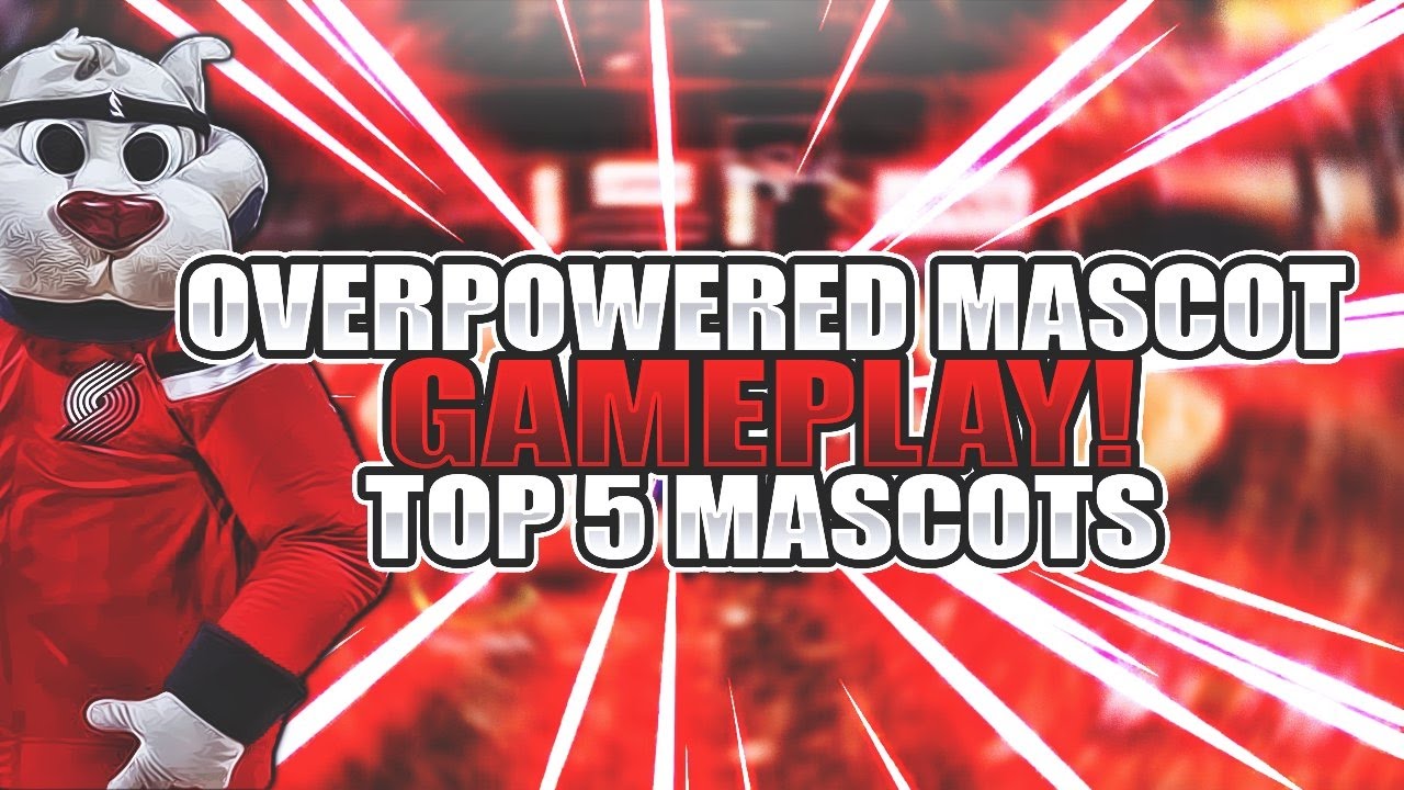 NBA 2K17 - SuperStar 3 Overpowered Mascot Gameplay!! Top 5 Mascots!! MY ...