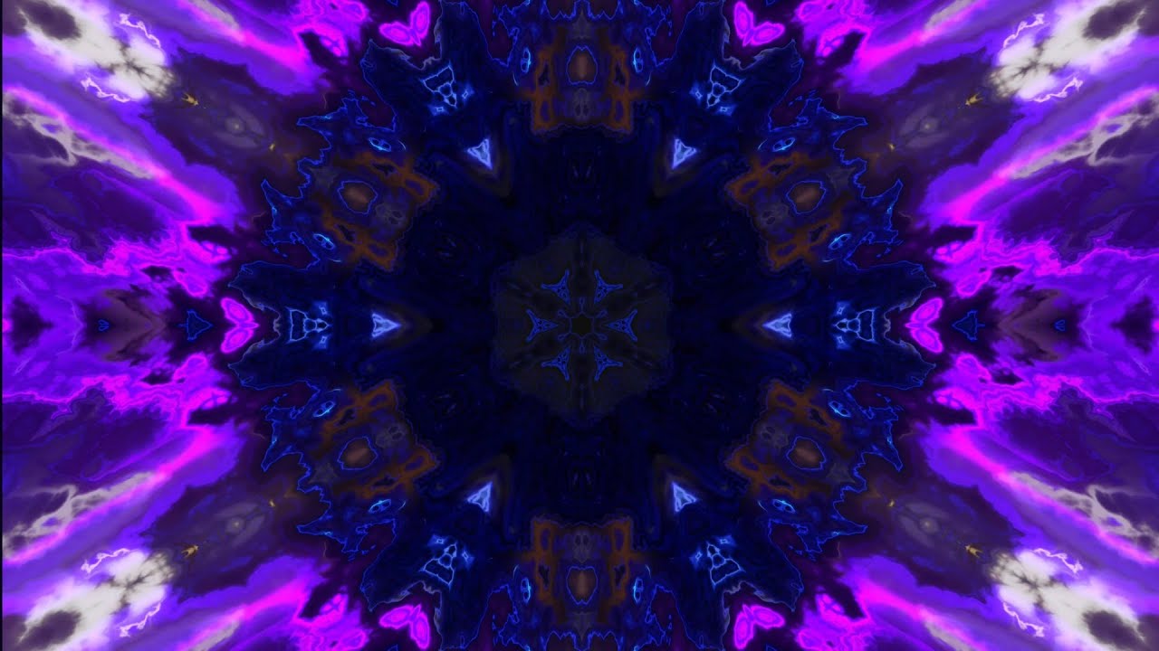 Electric Prism: Kaleidoscope Art in a Lightning-Colored Vibrant Exploding Light Show - YouTube