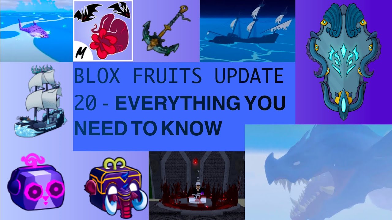 Blox Fruits - UPDATE 20 EVERYTHING YOU NEED TO KNOW (Leviathan, Shark ...