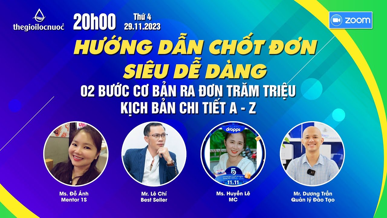 Droppii TGLN BẬT MÍ TUYỆT CHIÊU 2 BƯỚC RA ĐƠN TRĂM TRIỆU 2023 11 29 20 ...