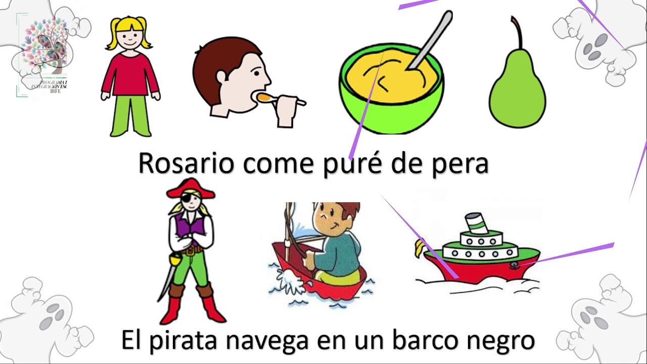 fonema r en palabras y oraciones - YouTube