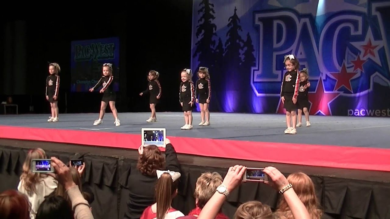 Champion Cheer Embers Pac West 2013 - YouTube