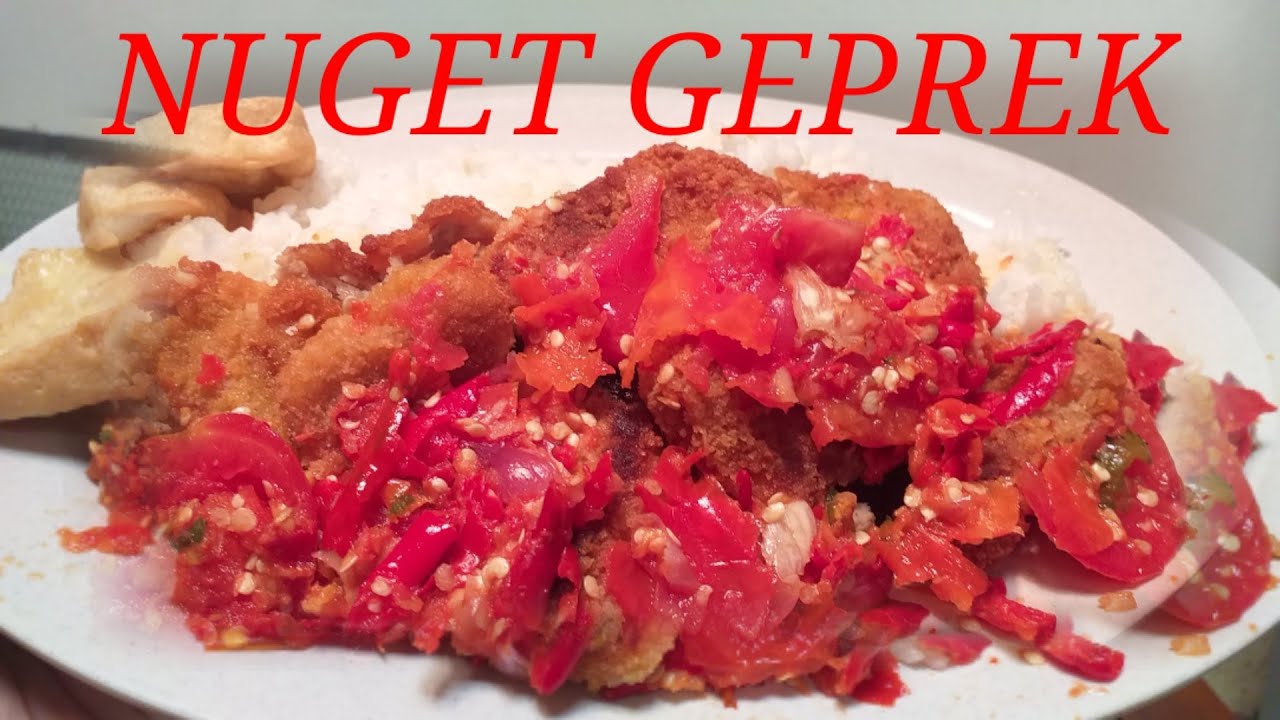 Mukbang Nuget Geprek - YouTube