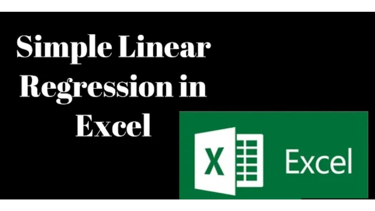 How To Find The Regression In Excel YouTube How To Find The Regression In Excel YouTube