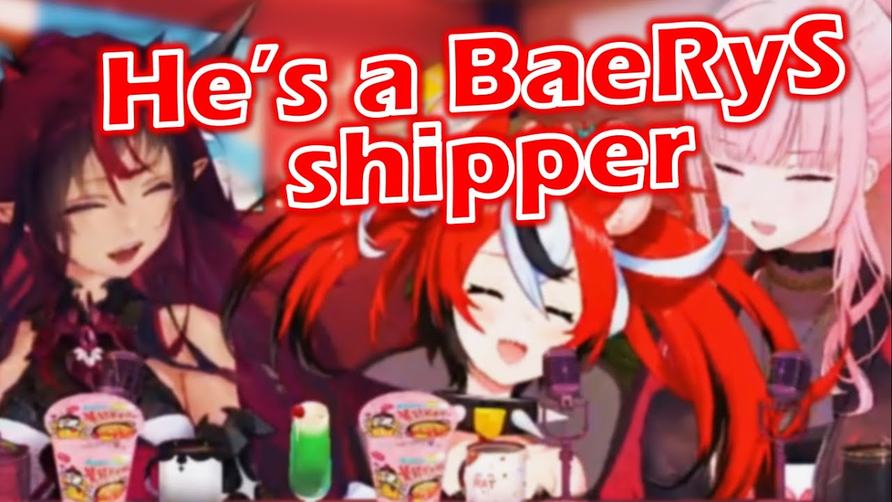 Calli reacts to DadRyS shipping IRyS and Bae - YouTube
