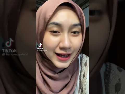 kompilasi cewek hijab tiktok joget hot @hanumsajidah