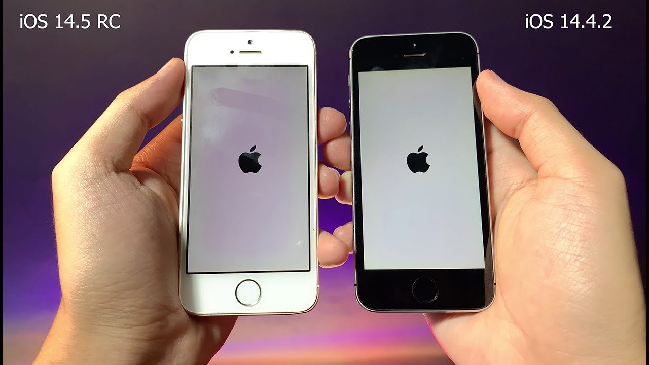 iPhone SE iOS 14.5 RC vs iOS 14.4.2 Speed TEST - YouTube