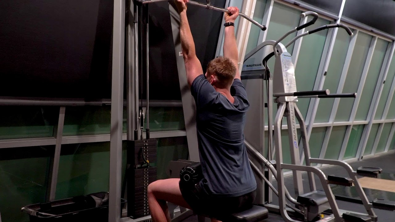 Supinated Grip Lat Pull Down - True Health - YouTube