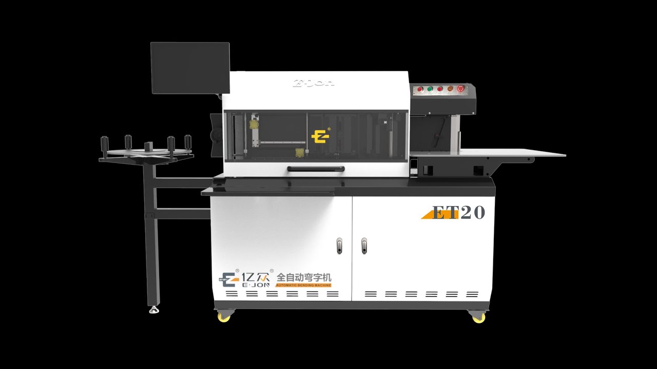 EJON multifunctional channel letter bender machine-ET20 - YouTube