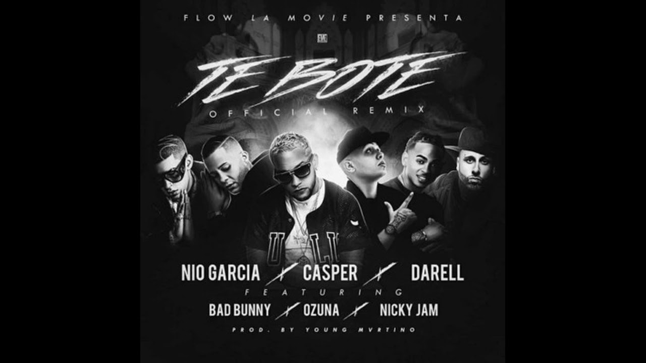 Te Bote Remix - Ozuna Ft. Bad Bunny, Casper, Nio García, Darell y Nicky ...