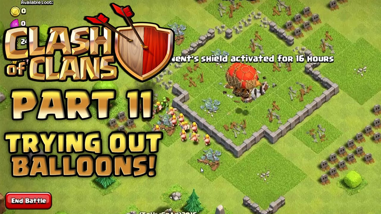 Clash of Clans Walkthrough: Part 11 - Trying Out Balloons! - PC ...