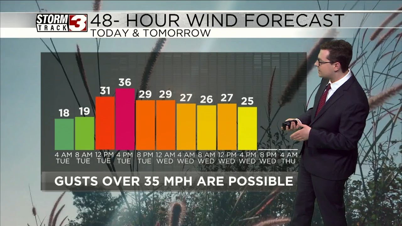 Windy conditions expected for the WSIL region today and tomorrow ...