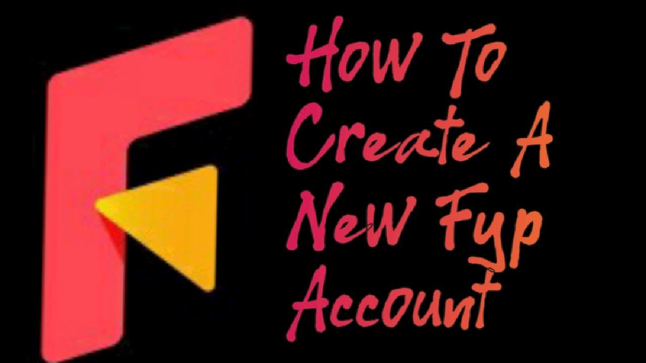 How To Create A New Fyp Account - YouTube