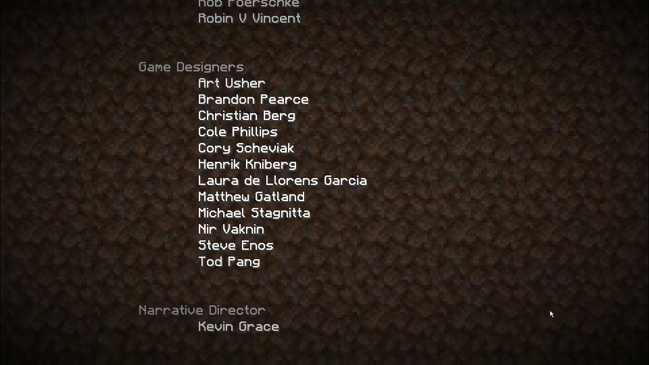 Minecraft End Credits (1.18) - YouTube