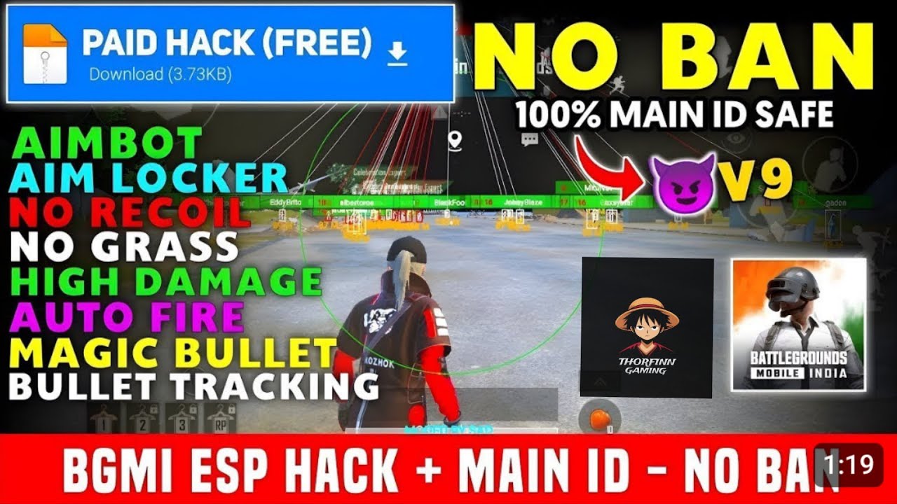 BGMI HACK MOD APK 4.0 FREE | BGMI ESP HACK KAISE KARE | - YouTube