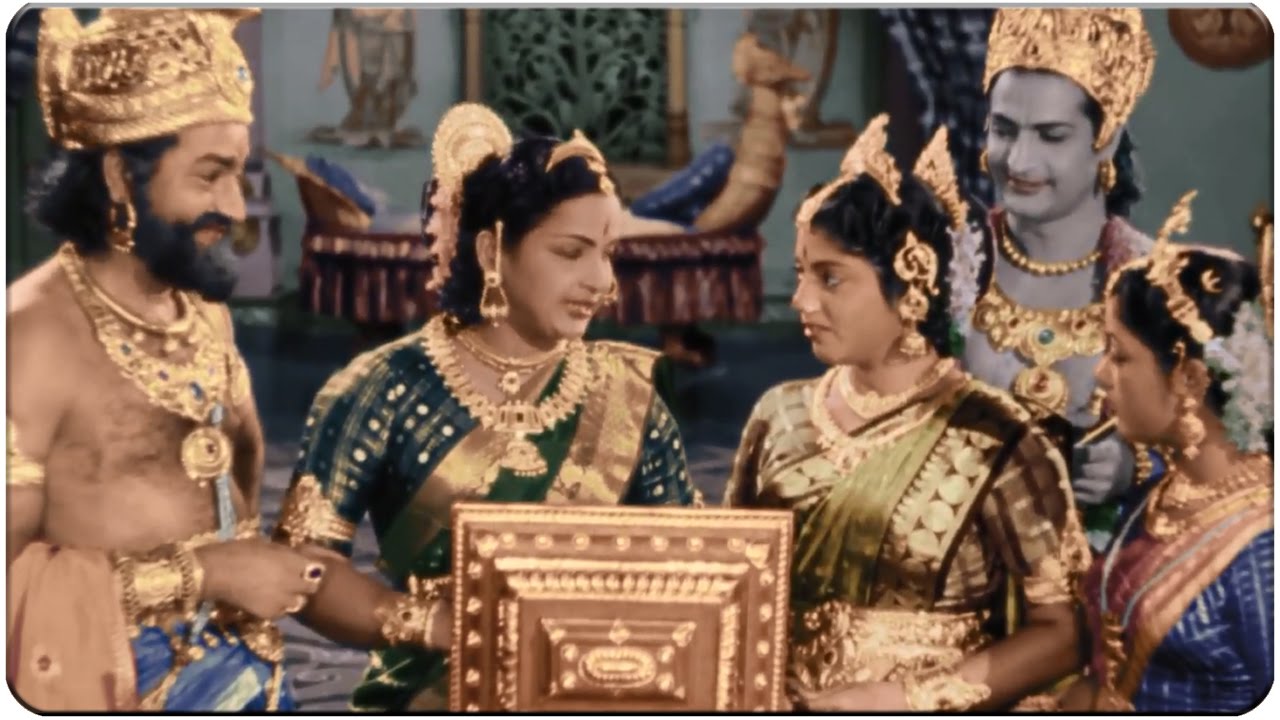 Beautiful Priyadarshini Scene || Mayabazar Movie || SVR, NTR, ANR ...