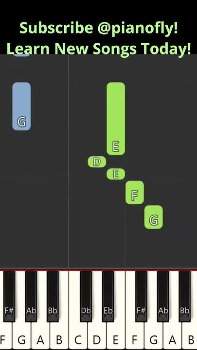 All is Found (Frozen 2) - Easy Piano Tutorial #shorts - YouTube