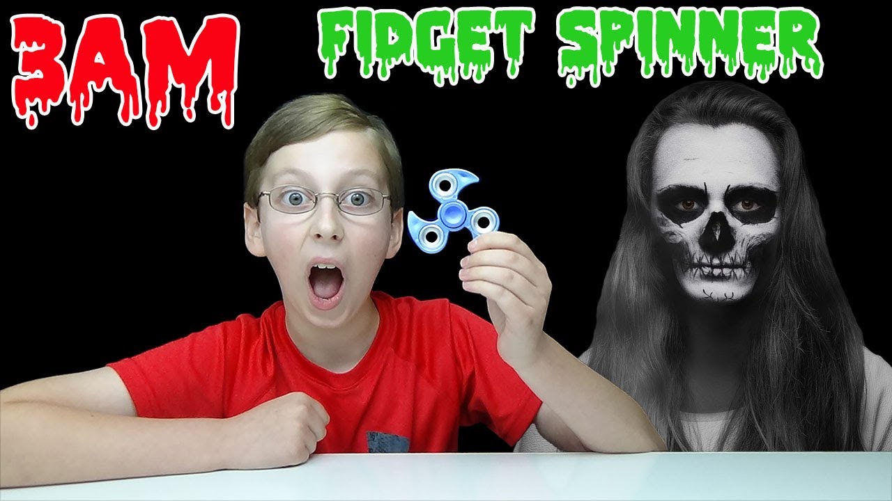 DO NOT SPIN FIDGET SPINNERS AT 3AM!! | COLLINTV - YouTube