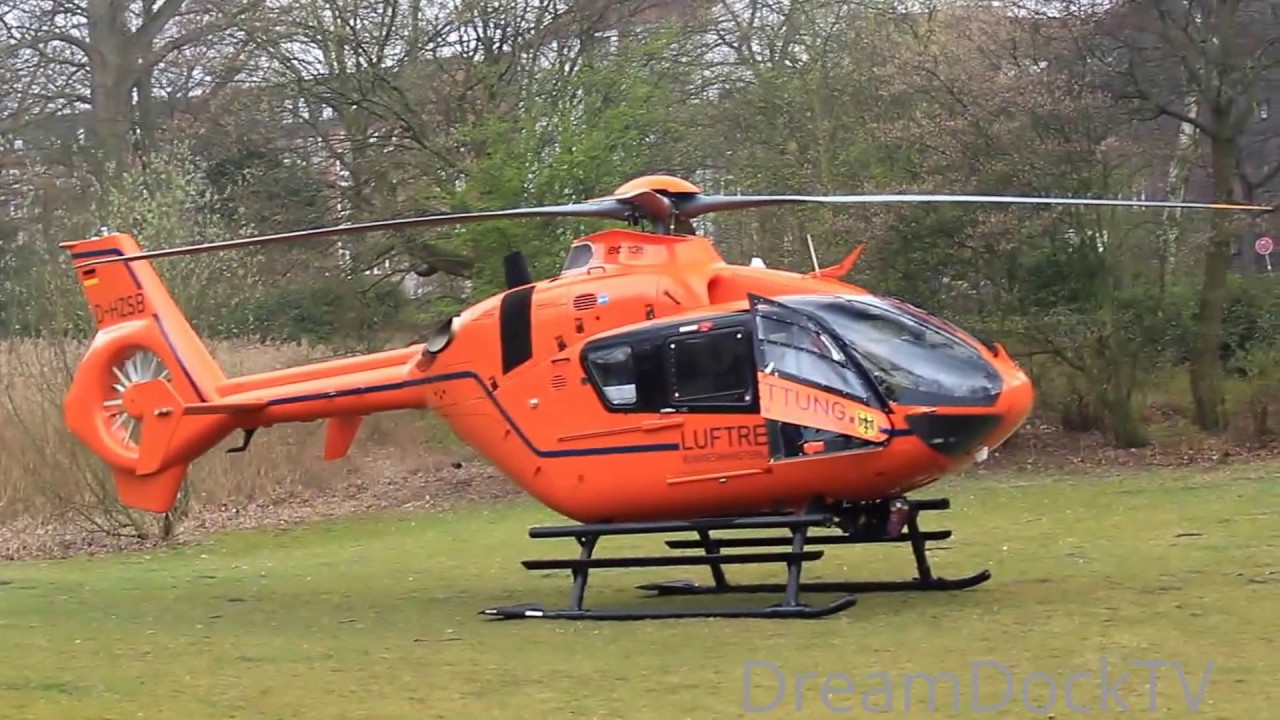 RESCUE HELICOPTER Take off Video RESPONDING Eurocopter EC-135 - YouTube
