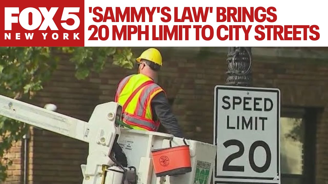 'Sammy's Law' brings 20 mph limit to city streets - YouTube